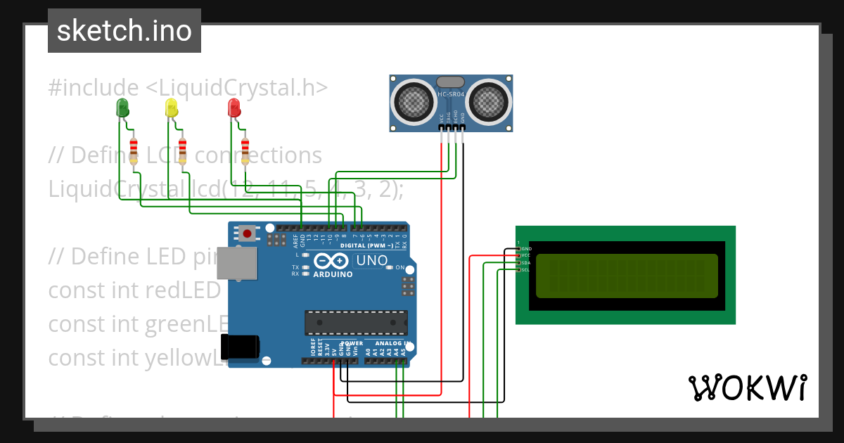 TRAFFIC LIGHT - Wokwi ESP32, STM32, Arduino Simulator