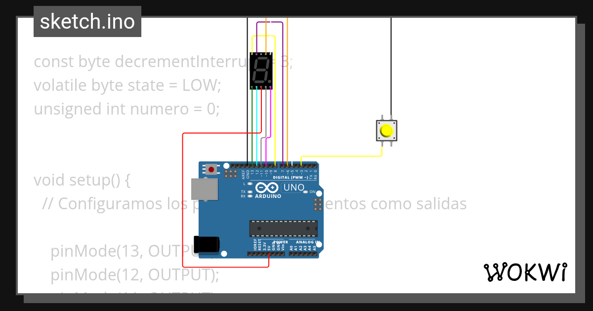 Carlos Andres Herrera Melo actividad punto 4 PIN INT DISMINUYE - Wokwi ESP32, STM32, Arduino ...