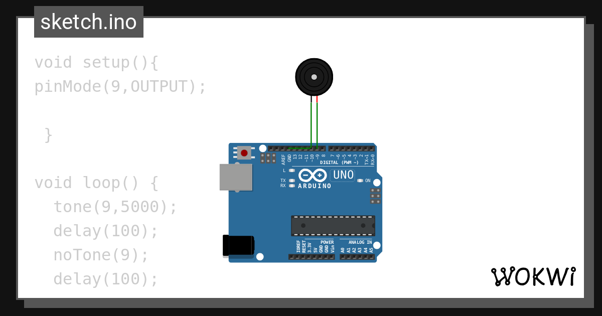 Buzzers Wokwi Esp32 Stm32 Arduino Simulator 5990