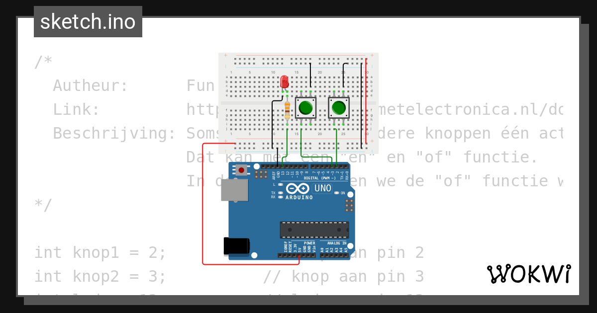 Of Functie Arduino Uno Wokwi Esp32 Stm32 Arduino Simulator
