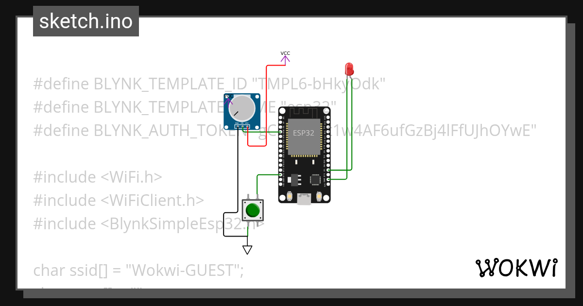 esp32 blynk virsualwrite - Wokwi ESP32, STM32, Arduino Simulator