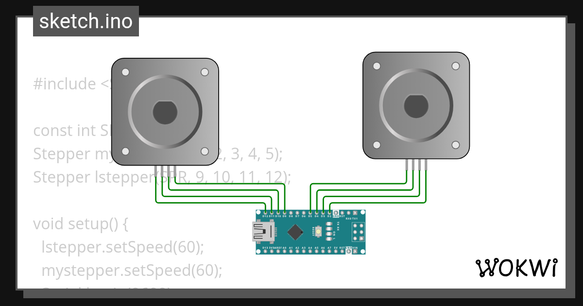 Steepe Libry Wokwi Esp32 Stm32 Arduino Simulator