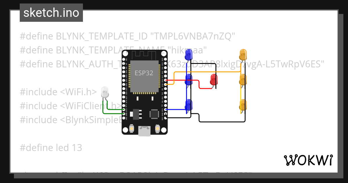 project1 - Wokwi ESP32, STM32, Arduino Simulator