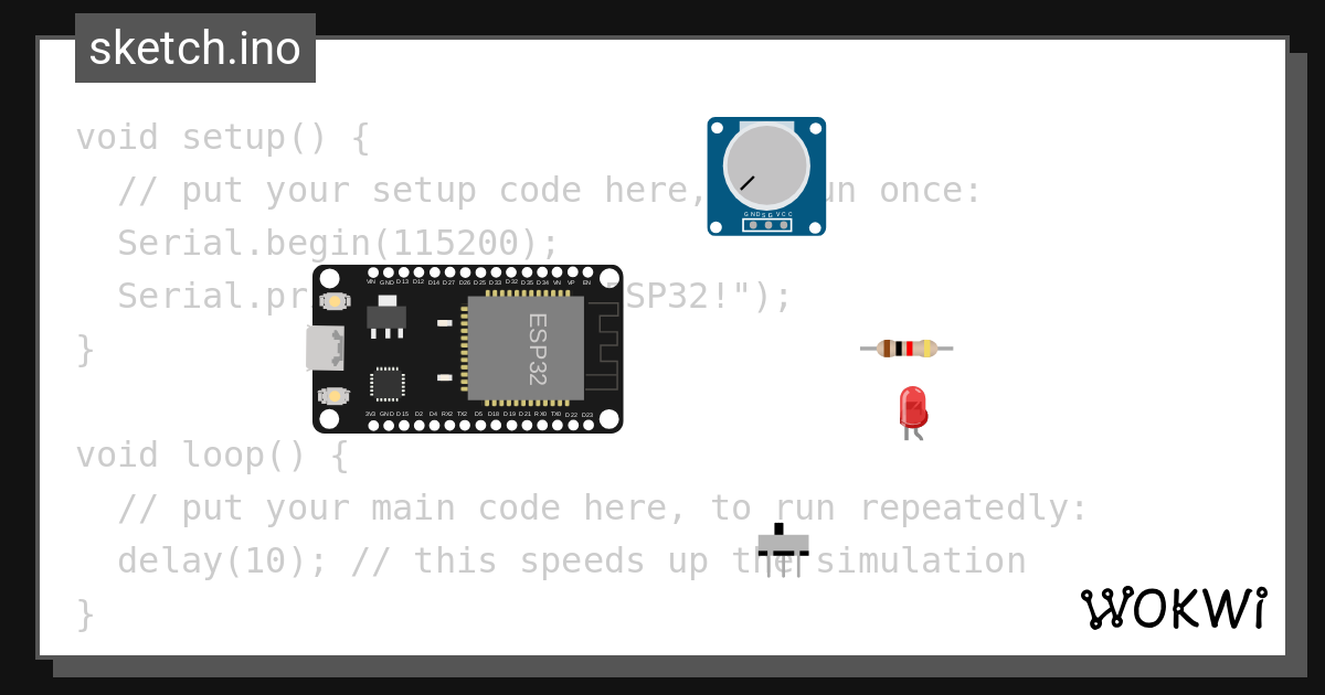 Lcd ในการแสดงผลค่าของแรงดันไฟฟ้า และหรือ ค่า Adc Wokwi Esp32 Stm32 Arduino Simulator 0794