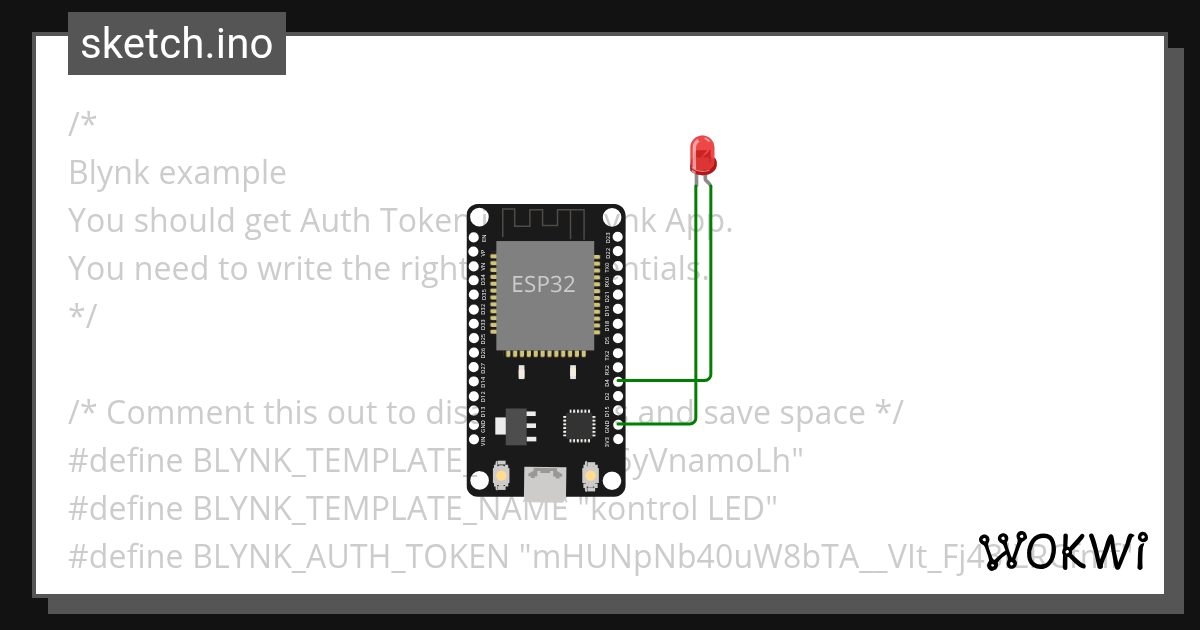 kontrol_LED - Wokwi ESP32, STM32, Arduino Simulator