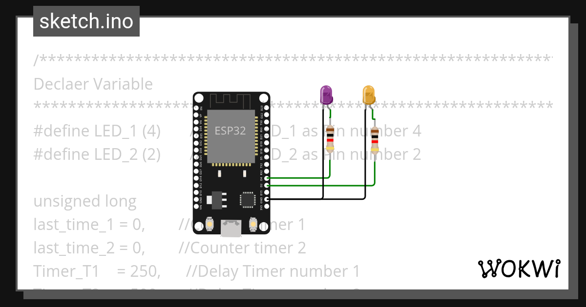 Mculab3 กฤติธี Wokwi Esp32 Stm32 Arduino Simulator 0850