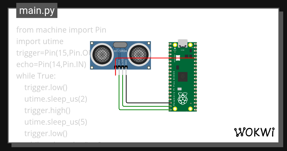 Hcsr04 Wokwi Esp32 Stm32 Arduino Simulator 1918