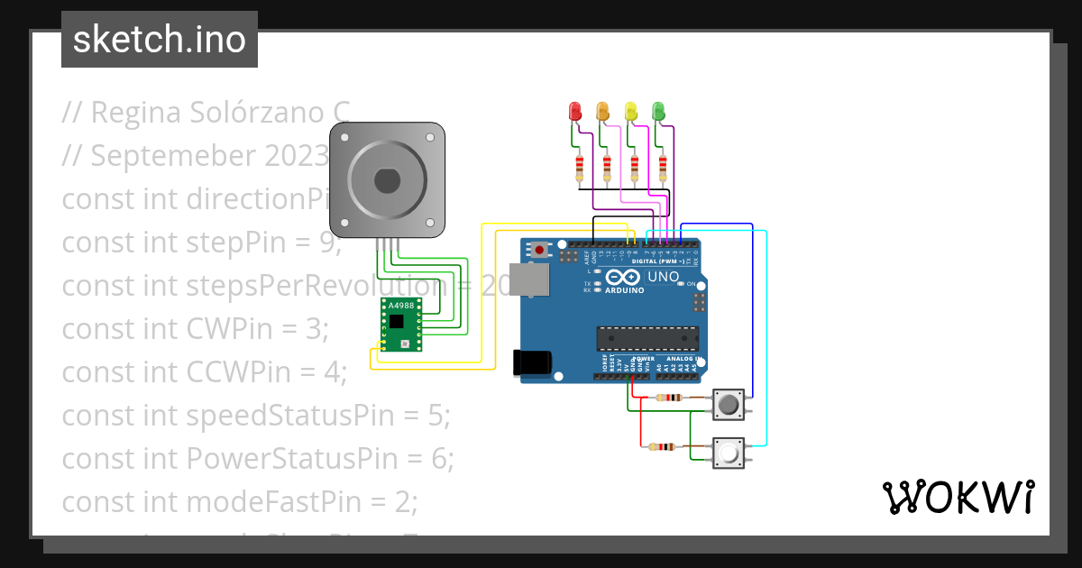 Emilia Meade segunda parte - Wokwi ESP32, STM32, Arduino Simulator