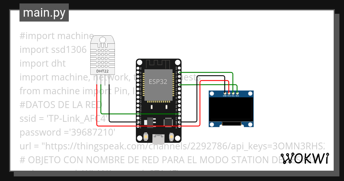 esp32-micropython-ssd1306 y DHT22 Copy (2) - Wokwi ESP32, STM32, Arduino Simulator