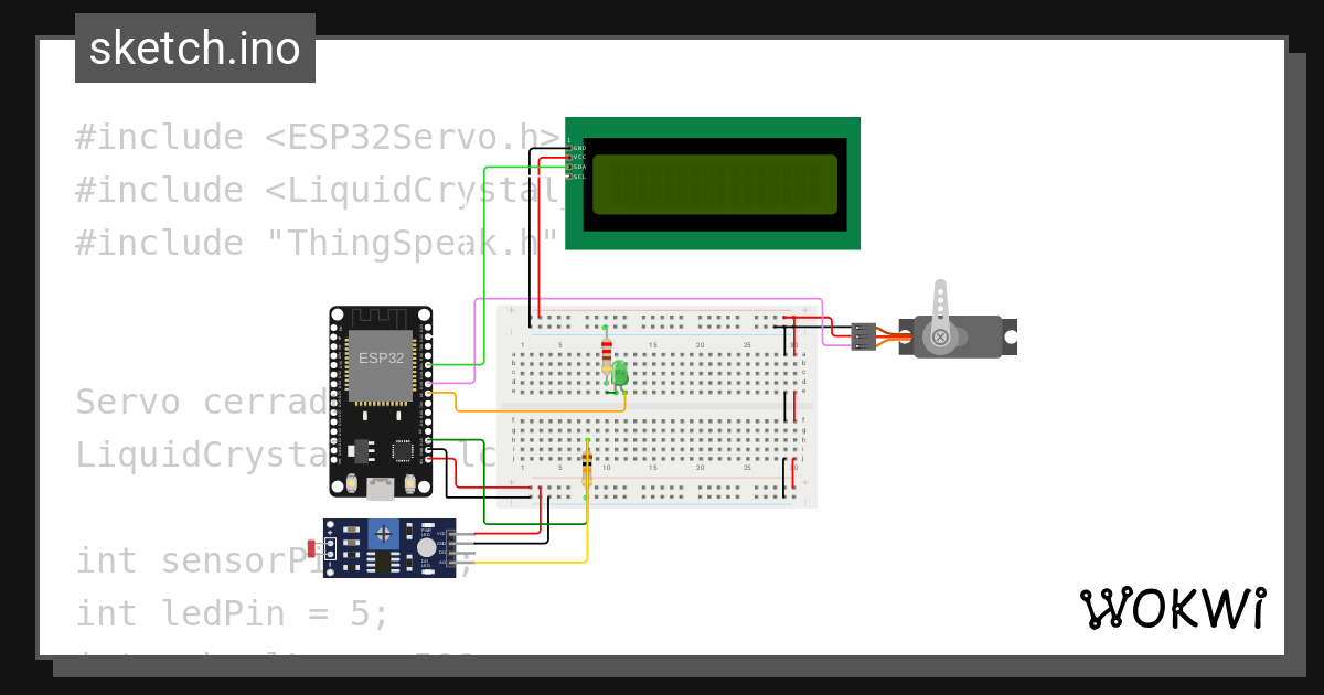 Cerradura Led Lcd Wokwi Esp32 Stm32 Arduino Simulator