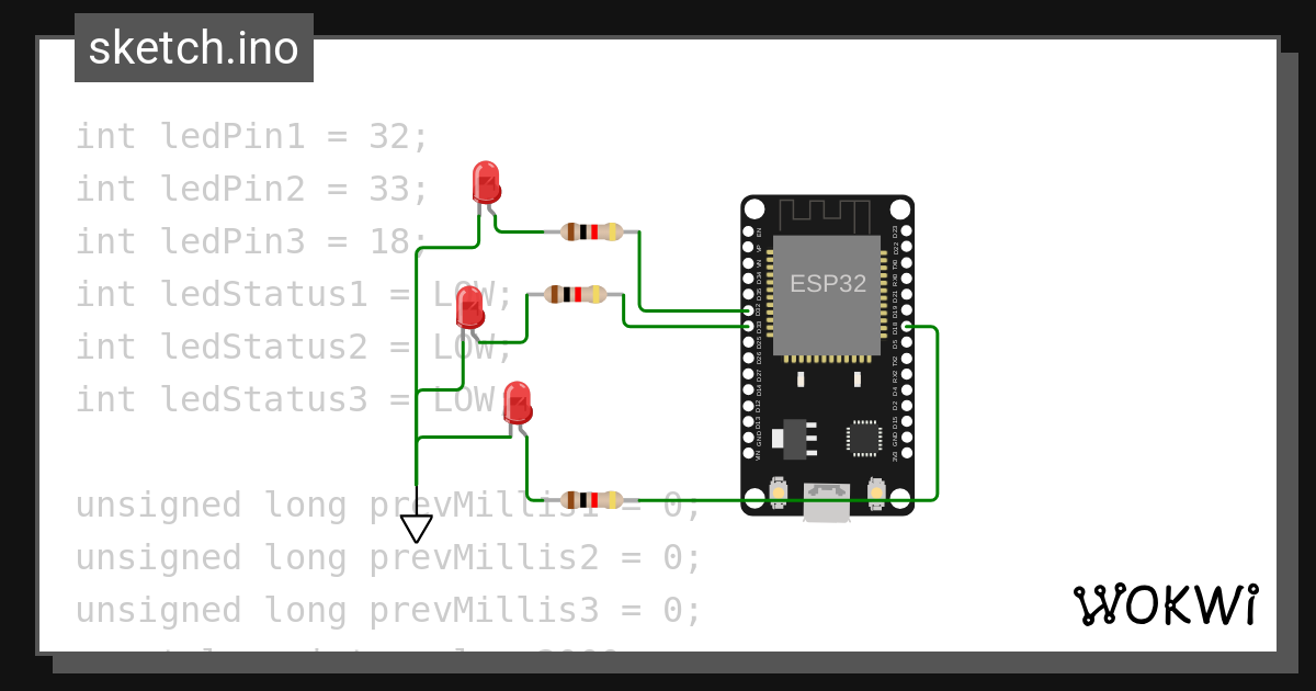 Delay Wo Blocking 06 Okt 2023 Wokwi Esp32 Stm32 Arduino Simulator 