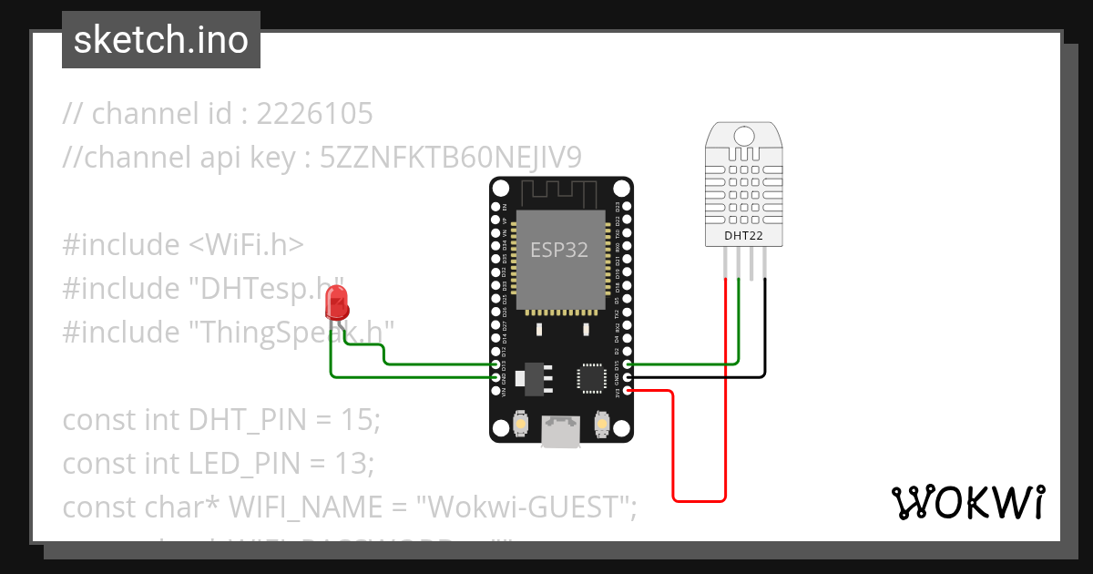 Thingspeak Code Wokwi Esp32 Stm32 Arduino Simulator 0278