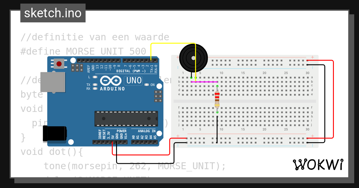 Morsecode Wokwi Esp32 Stm32 Arduino Simulator 3907
