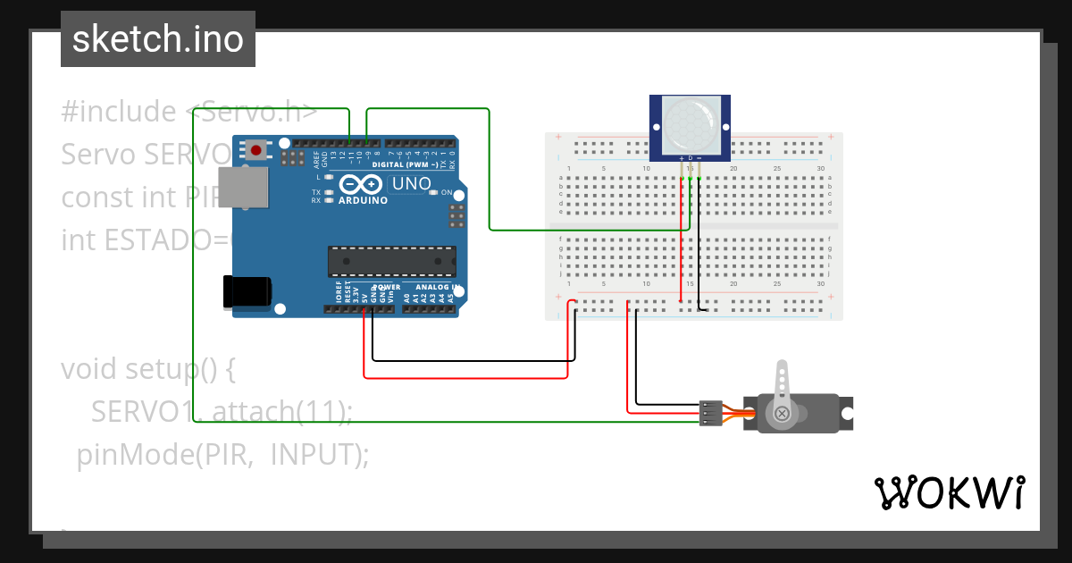 Compuerta Wokwi Esp32 Stm32 Arduino Simulator 