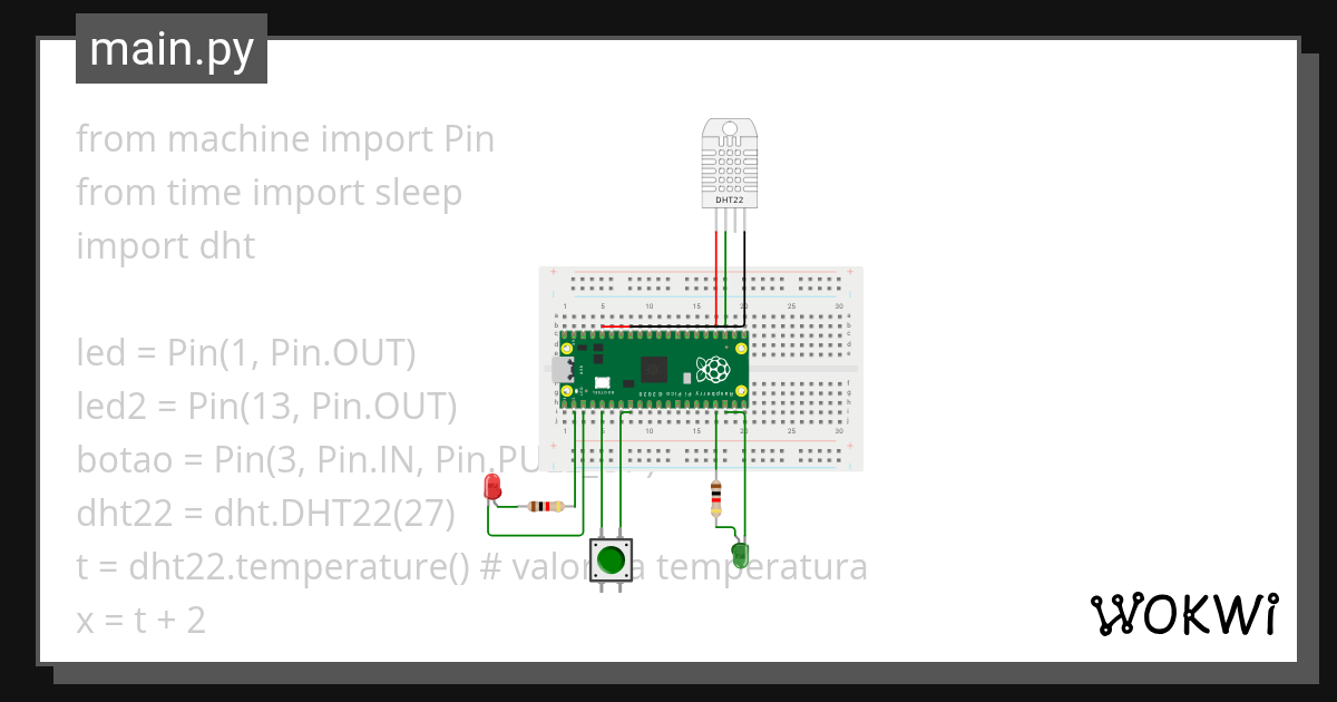 prova1 - Wokwi ESP32, STM32, Arduino Simulator