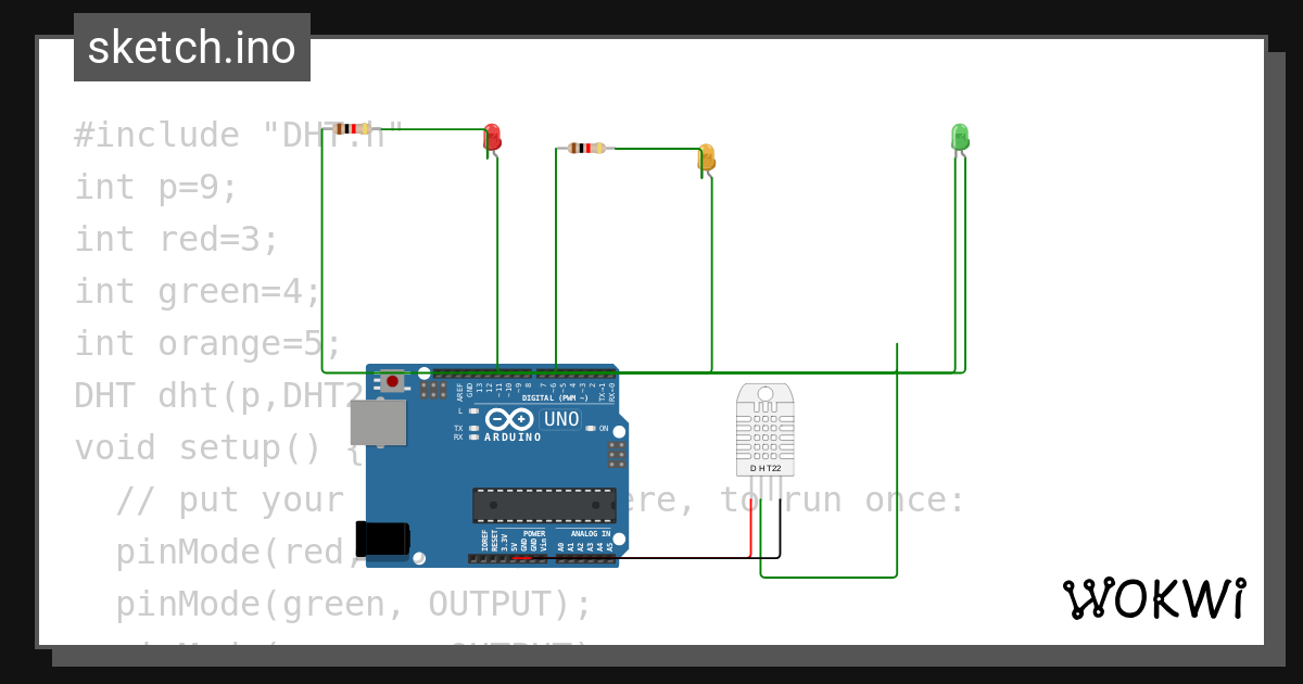 Redgreenorangetemphum Wokwi Esp32 Stm32 Arduino Simulator