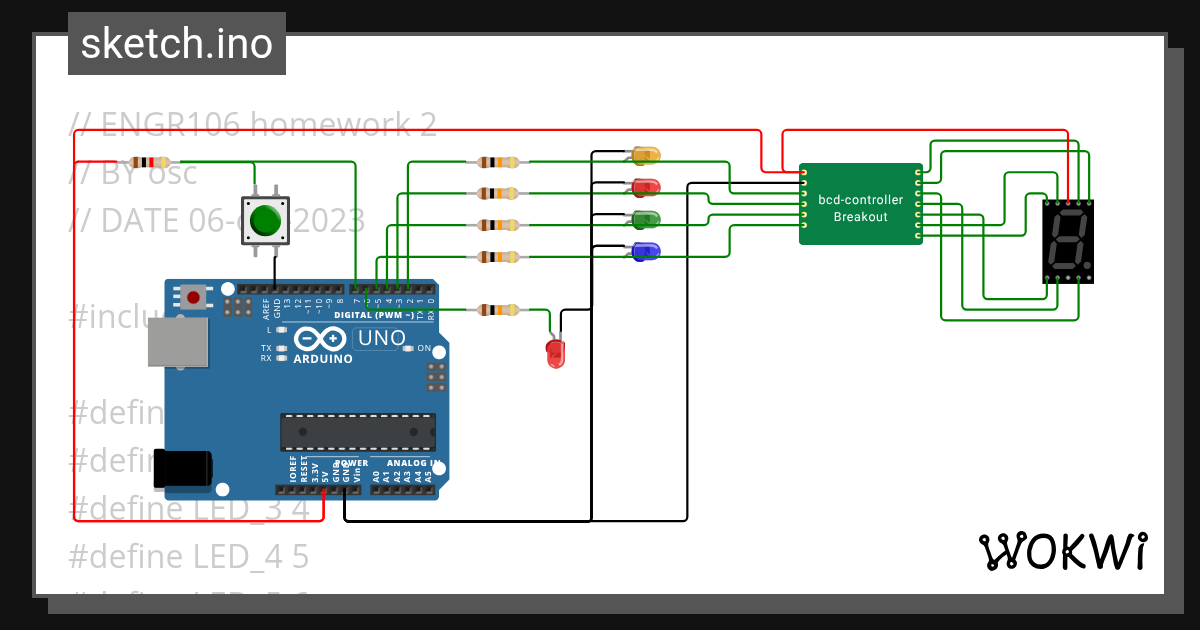 ENGR_106_homework week 3 - Wokwi ESP32, STM32, Arduino Simulator