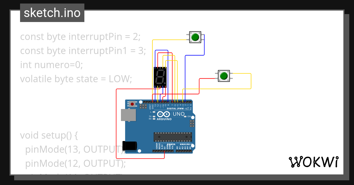 Ejercicio 5 incremento y decremento Hector Molina - Wokwi ESP32, STM32, Arduino Simulator