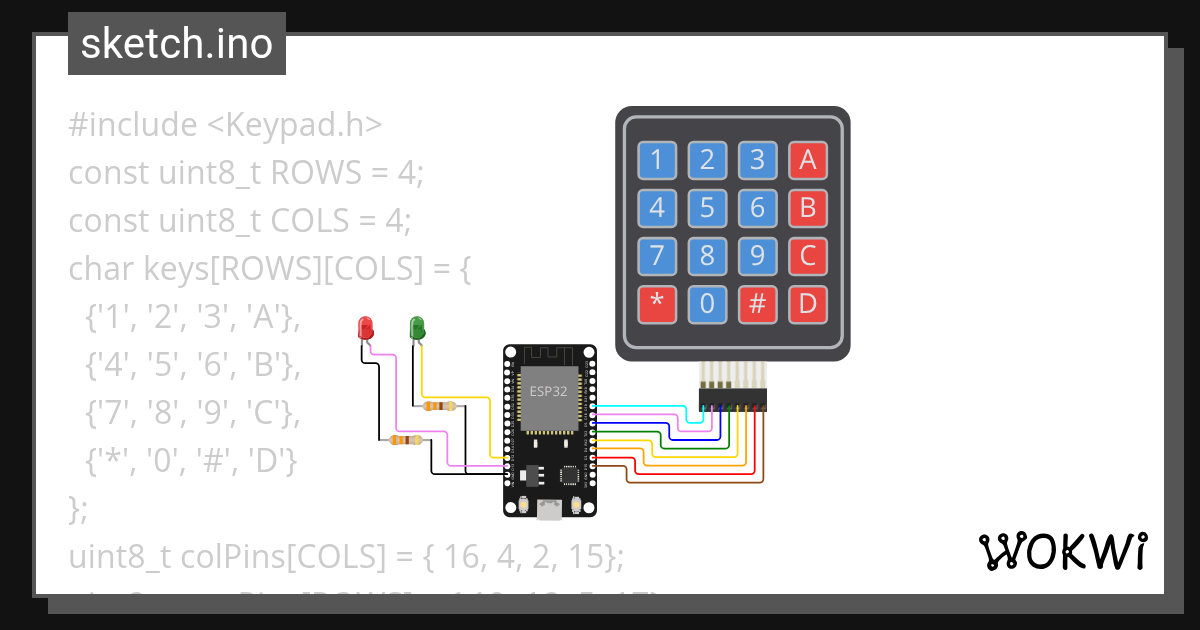 Keypad Copy Wokwi Esp32 Stm32 Arduino Simulator