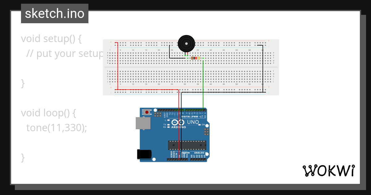 Buzzer Wokwi Esp32 Stm32 Arduino Simulator 