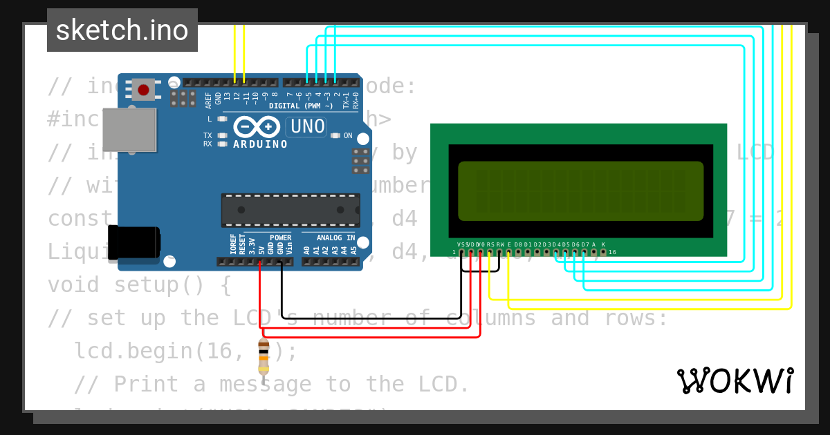 Carlos Andres Herrera Melo Actividad Lcd 16x2 Wokwi Esp32 Stm32 Arduino Simulator 6961