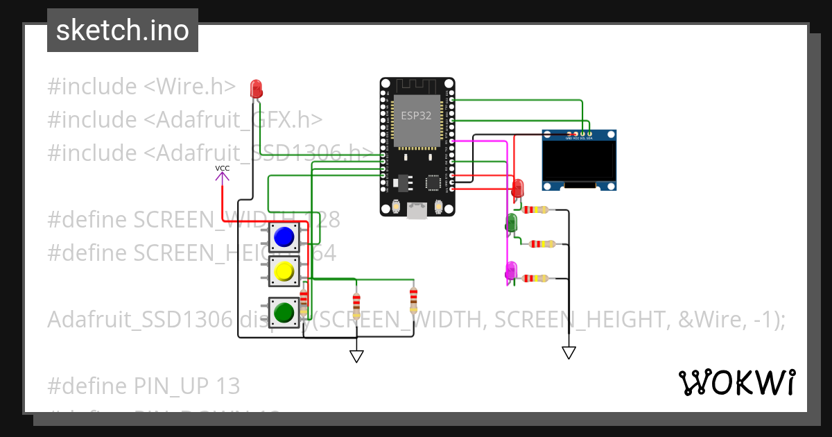 menu+leds Copy - Wokwi ESP32, STM32, Arduino Simulator
