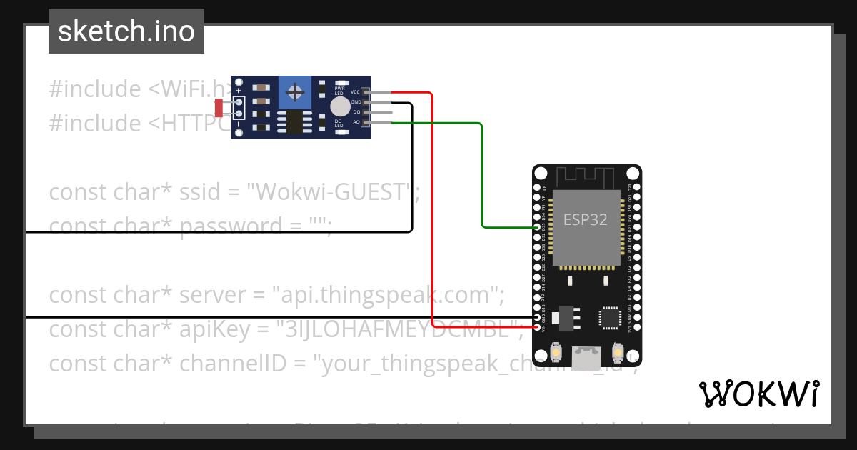 photoresistor only - Wokwi ESP32, STM32, Arduino Simulator