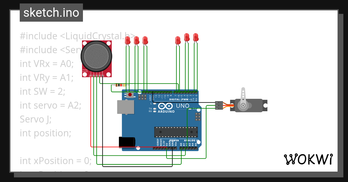 Joystick Led Wokwi Esp32 Stm32 Arduino Simulator 7388