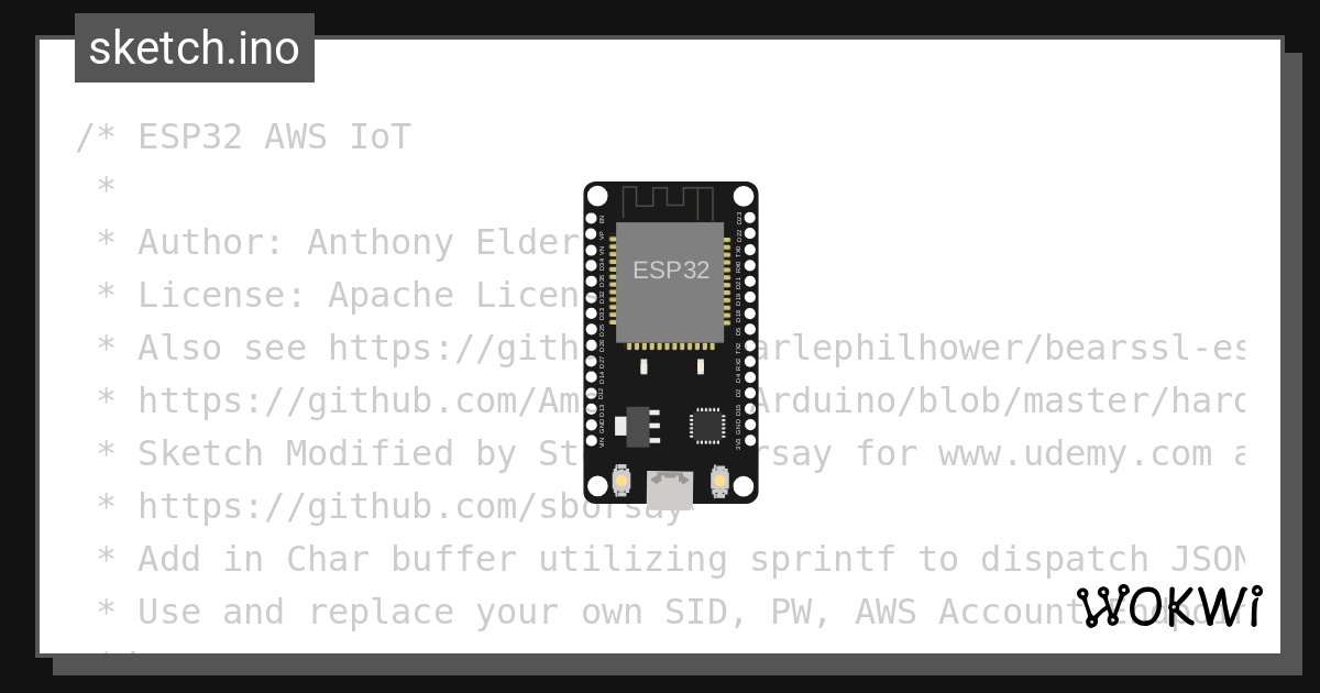Esp32 Wokwi Esp32 Stm32 Arduino Simulator 4500