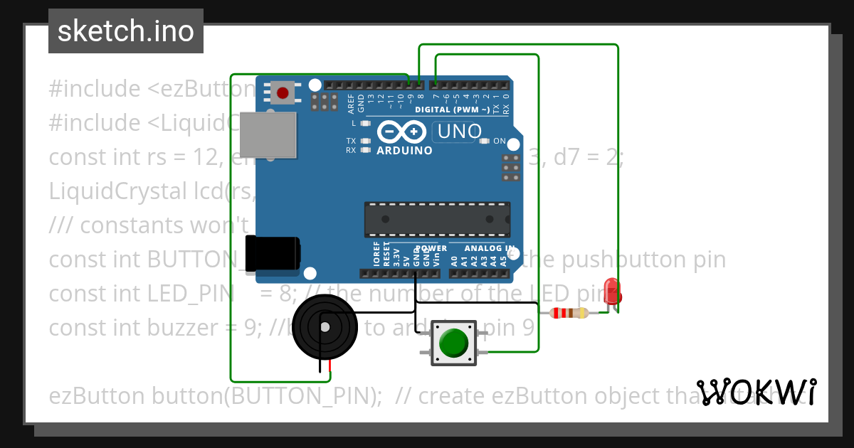 toggel button - Wokwi ESP32, STM32, Arduino Simulator
