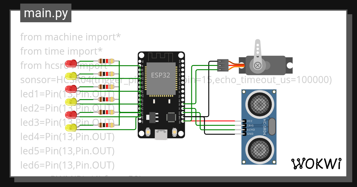 ex lycée - Wokwi ESP32, STM32, Arduino Simulator