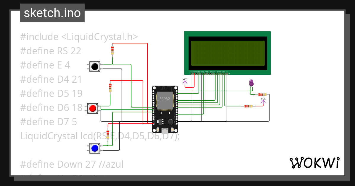 maquina de estado digitales 2 - Wokwi ESP32, STM32, Arduino Simulator