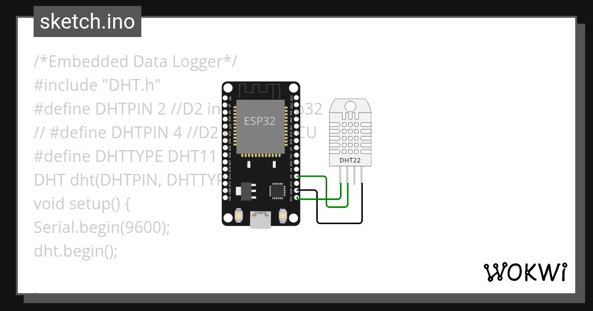 LAB -4 [20027] - Wokwi ESP32, STM32, Arduino Simulator