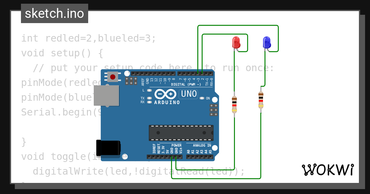 2 Feu Wokwi Esp32 Stm32 Arduino Simulator
