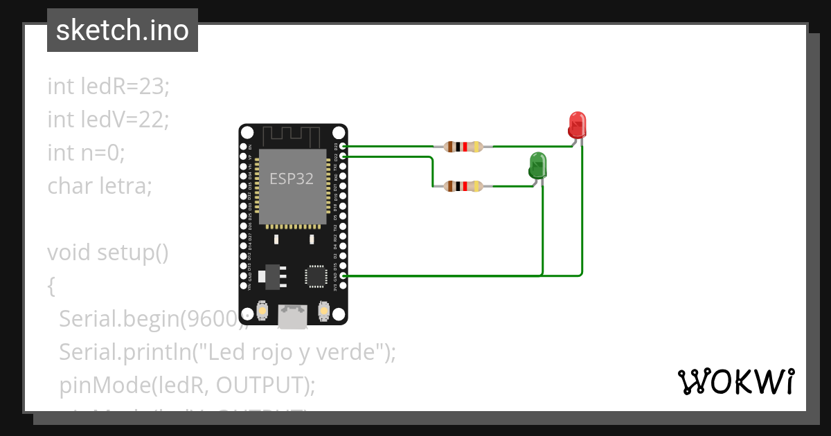 Práctica 2.5 - Wokwi ESP32, STM32, Arduino Simulator