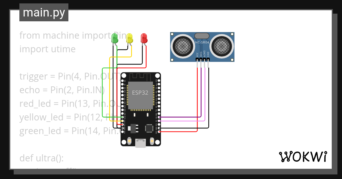 Parktronic - Wokwi ESP32, STM32, Arduino Simulator