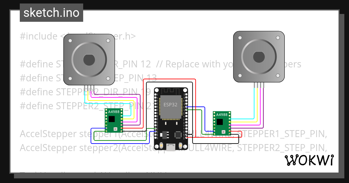 SistemRobotika_Stepper - Wokwi ESP32, STM32, Arduino Simulator