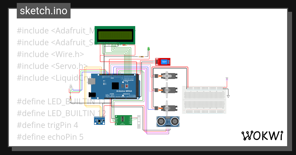 mega v3 - Wokwi ESP32, STM32, Arduino Simulator