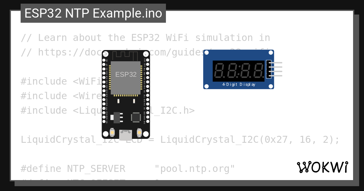 Esp32 Ntp O Copy Wokwi Esp32 Stm32 Arduino Simulator 8747