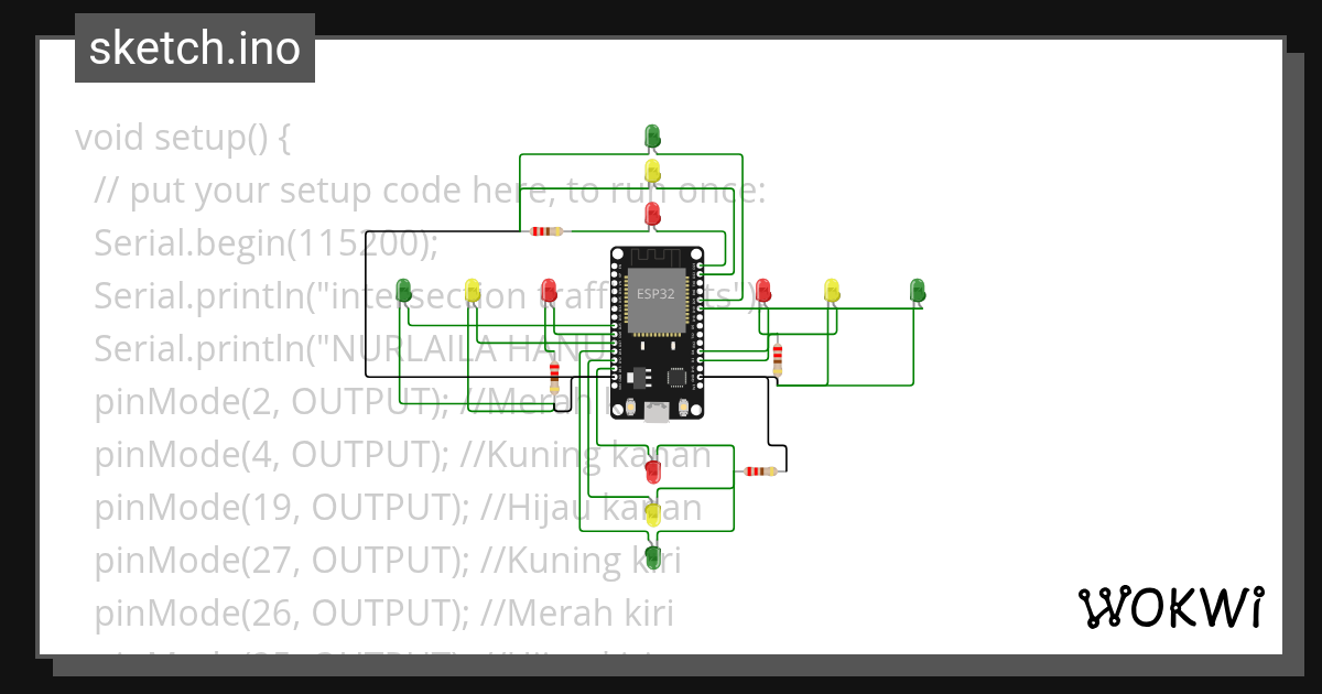 nurlaila hanum - Wokwi ESP32, STM32, Arduino Simulator
