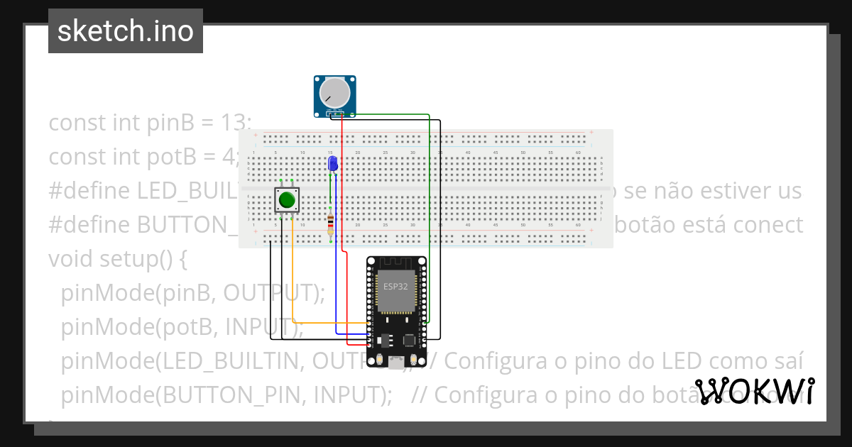 Ledpotenciometro Wokwi Esp32 Stm32 Arduino Simulator 5570