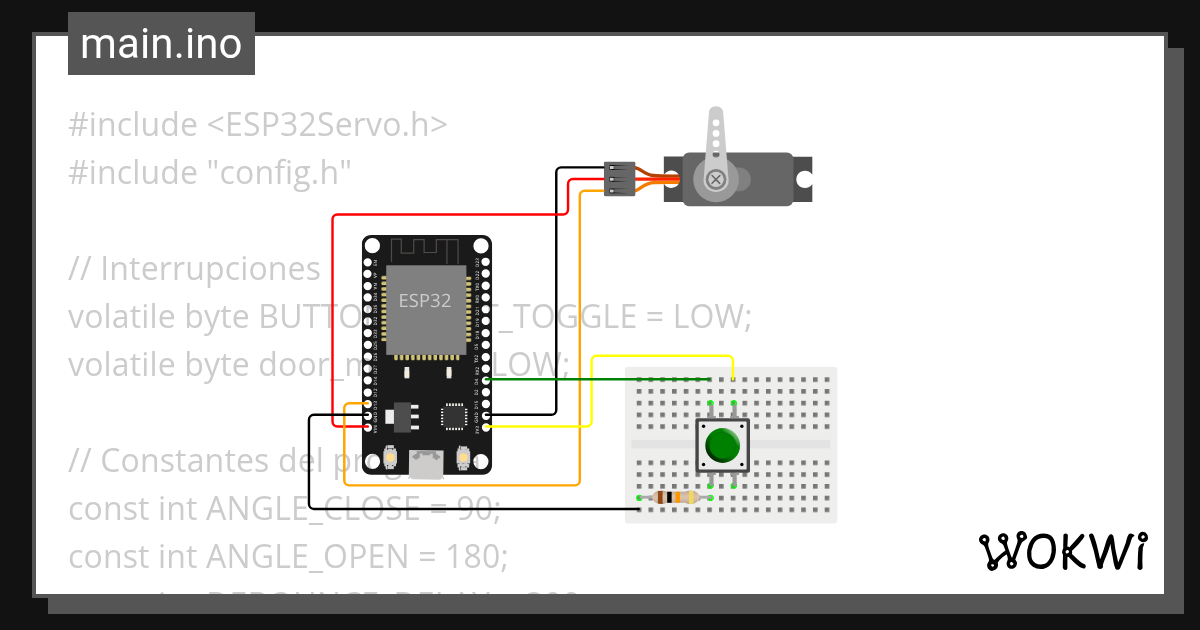 ESP32-servo - Wokwi ESP32, STM32, Arduino Simulator