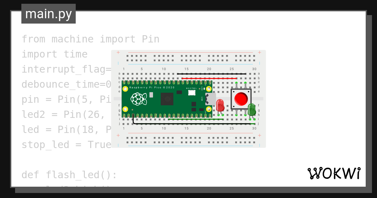 Pico Interrupts Copy Wokwi Esp32 Stm32 Arduino Simulator