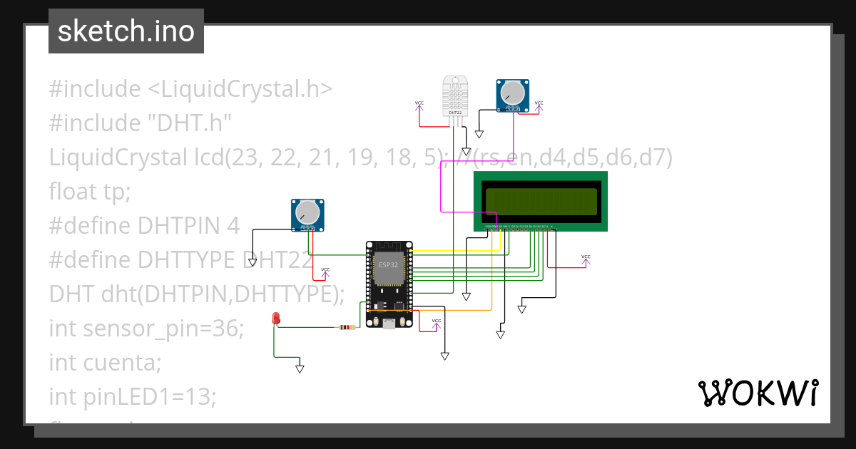 S7 - Wokwi ESP32, STM32, Arduino Simulator