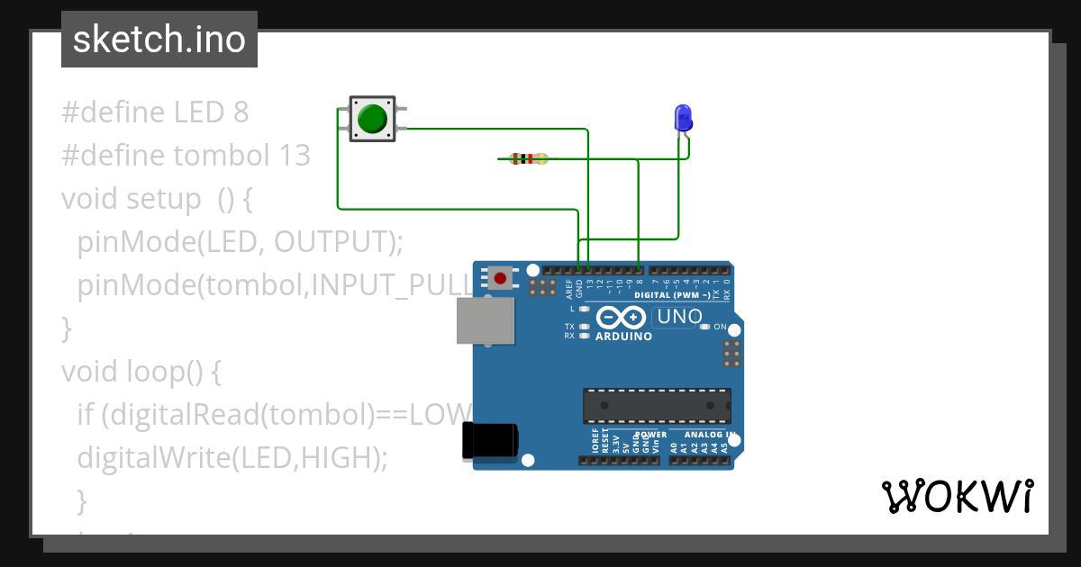rangkaian internal pull up - Wokwi ESP32, STM32, Arduino Simulator rangkaian internal pull up - Wokwi ESP32, STM32, Arduino Simulator