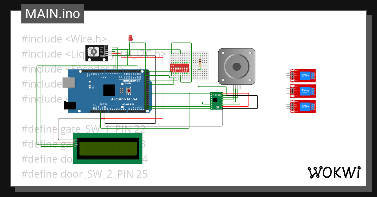 Maxime Dupont shredder V0.05 Copy - Wokwi ESP32, STM32, Arduino Simulator