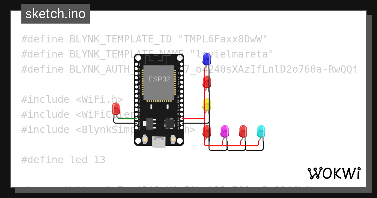 Elma Wokwi Esp32 Stm32 Arduino Simulator