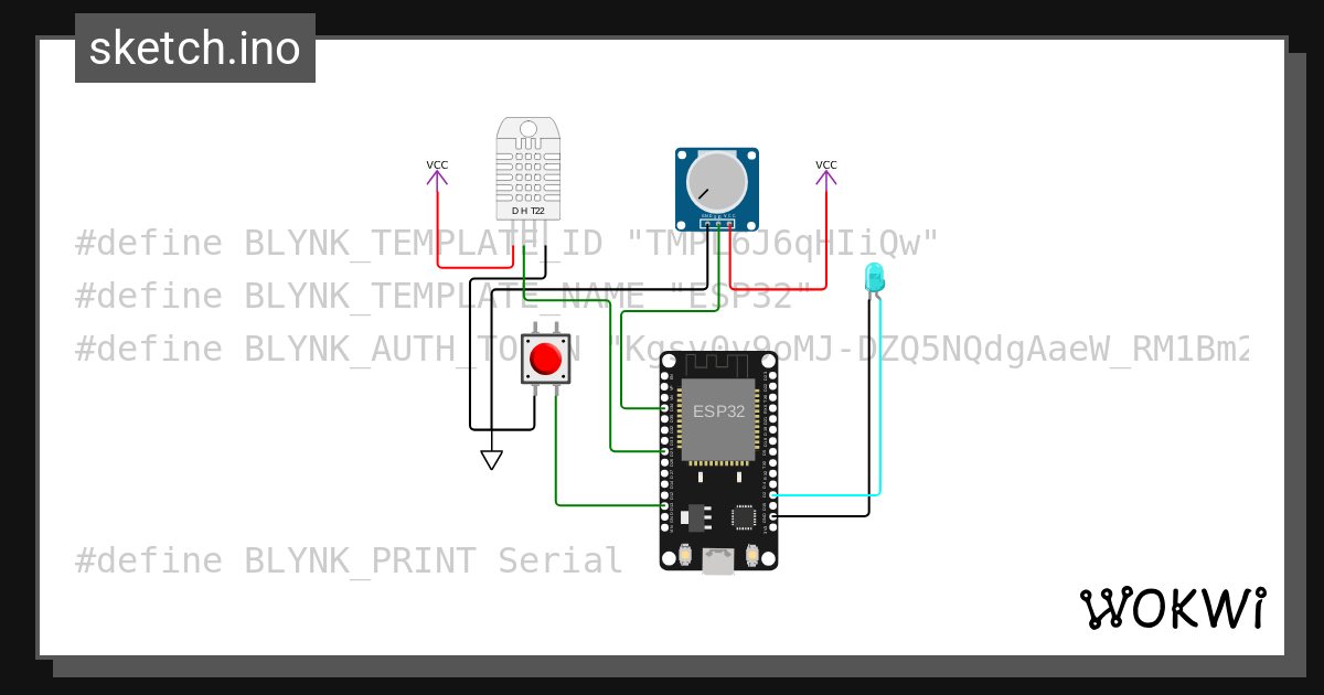 Esp32 Bylnk Dht22 Wokwi Esp32 Stm32 Arduino Simulator 3291