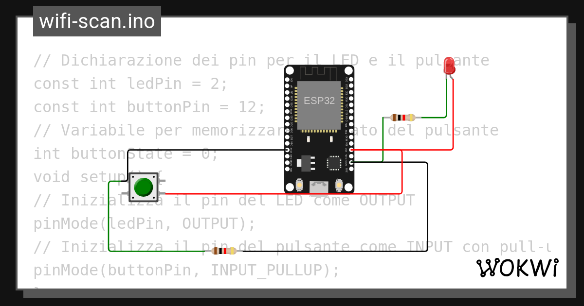 Wokwi Tola Led Con Pulsante Copy Wokwi Esp32 Stm32 Arduino Simulator