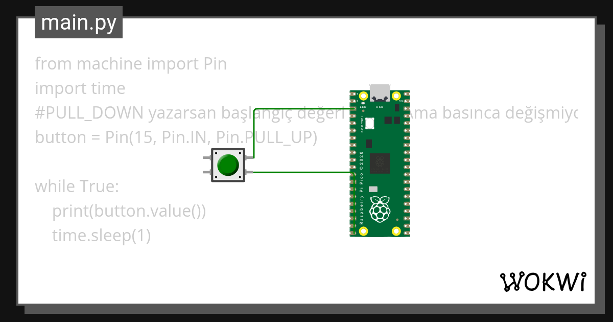 Button.Value - Wokwi ESP32, STM32, Arduino Simulator